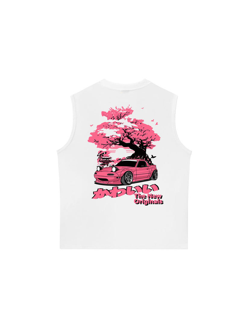 Áo Ba Lỗ Relaxed Fit CAR Cherry Tree – The New Originals
